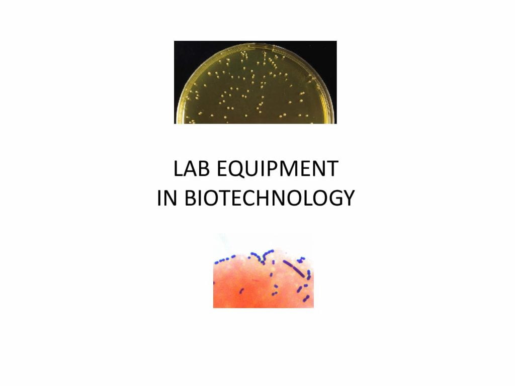 Lab Equipment In Biotechnology - AXON|BIO - Global Info