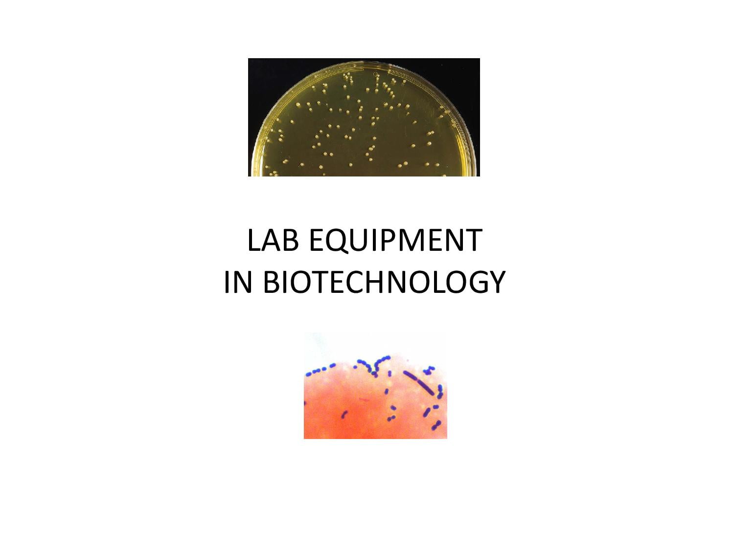 Lab Equipment In Biotechnology - AXON|BIO - Global Info